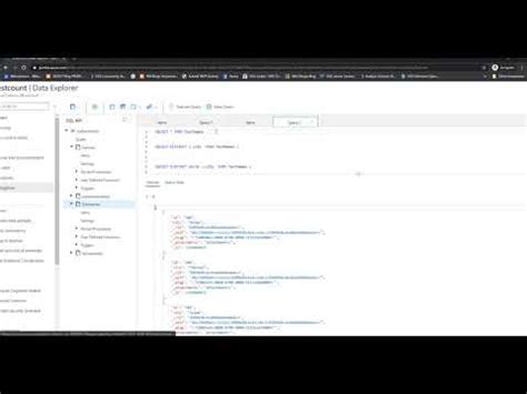 Cosmosdb Quick Tips Introduction To Sql Api Querying Youtube