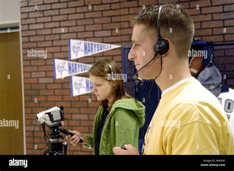 High School Tv Television Production Class Produces Interview Of