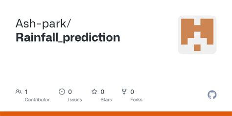 Github Ash Park Rainfall Prediction