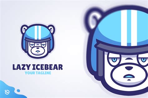 Lazy Ice Bear Logos Ft Logoesport And Mascot Envato