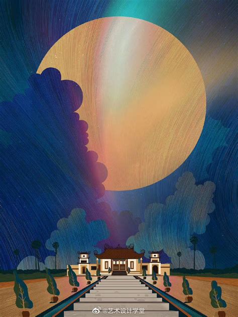 超现实主义和传统建筑的结合 插画师 Todd Huynh