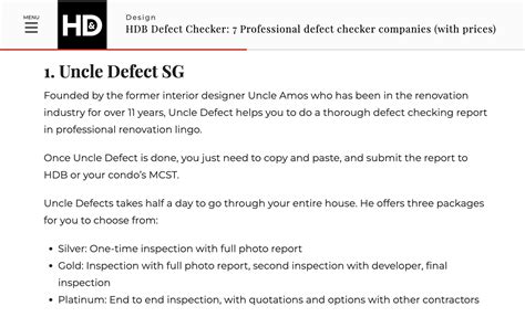 Hdb Condo Defects Check Singapore Uncledefect Sg