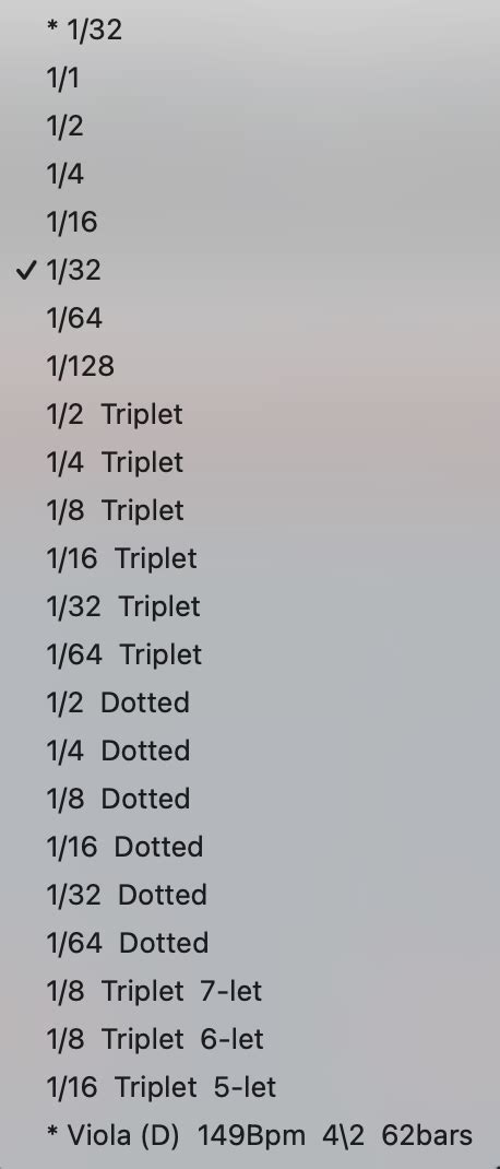 Missing 1 8 Not Option From Quantize Menu Cubase Steinberg Forums