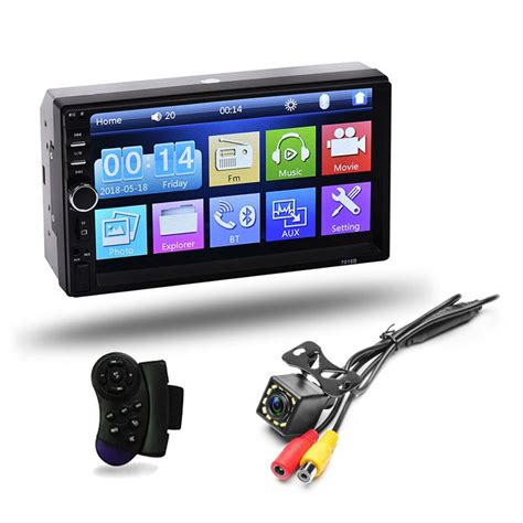 7018B Автомагнитола 2 din с камерой заднего вида - Smart-Auto.Shop