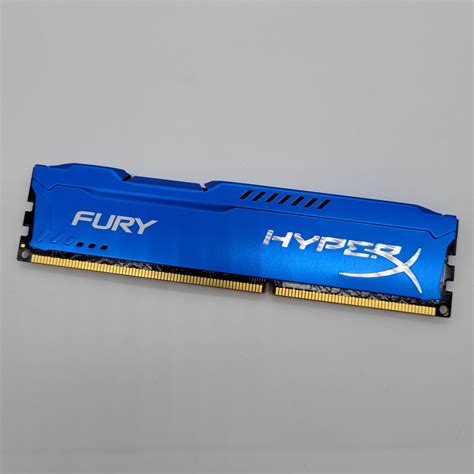 Игровая Оперативная Память Kingston Hyperx Fury Blue Ddr3 8gb 1866mhz 14900u 2r8 Cl10 Hx318c10f