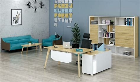 Jvmoebel Schreibtisch Büroeinrichtung 2tlg Chef Tisch Aktenschrank
