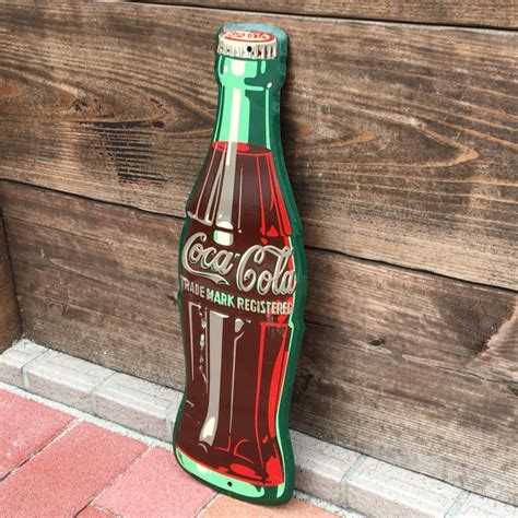 Coca Colaコカコーラ ヴィンテージダイカットサインボトル 1947 アメリカ雑貨のお店静岡県藤枝市のCALS