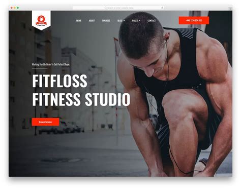 Gym Website Template Free Printable Templates