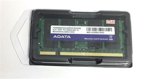 Adata 2gb Ddr2 800mhz Laptop Notebook Memória Ram So Dimm Pc