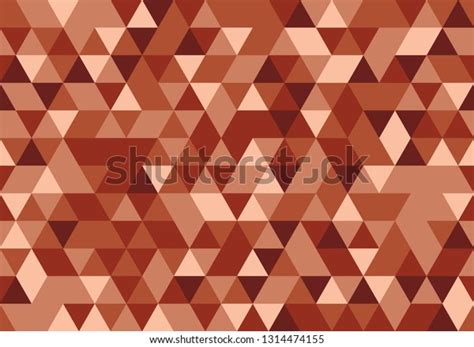 Brown Triangle Pattern Backgroundmosaic Pattern Abstract Stock