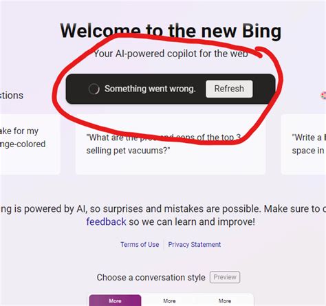 Help Bing Chat Not Working For Me For The Past Few Days Rbing