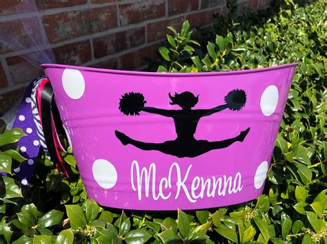 Personalized Easter Basket Best Cheer T Cheerleader Party Etsy