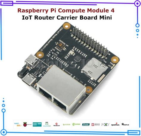 Jual Raspberry Pi Compute Module 4 Iot Router Carrier Board Mini Kota