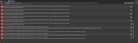 cinemachine bug on empty project illegal byte sequence encounted in