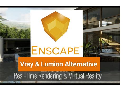 License For Enscape 3 For Architecture Engineering And Construction Virtual Reality And 3d Plugin