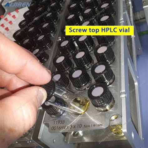 Sample Customization Aijiren Pre Clean Laboratory Screw Glass Chromatography Hplc Vial Price 8