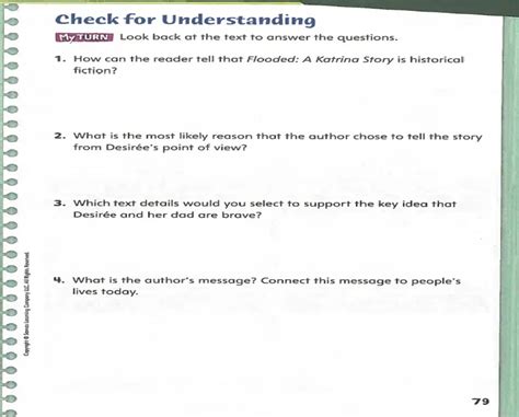 Check For Understanding My TURN Look Back At StudyX