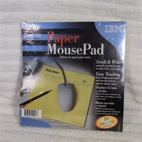 Ibm Computers Laptops And Parts Ibm Paper Mouse Pad 4 Sheets New