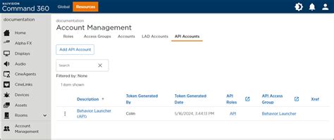Api Accounts