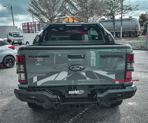 Ford Ranger Raptor 2018 2022 Armando Combat Rear Steel Bumper