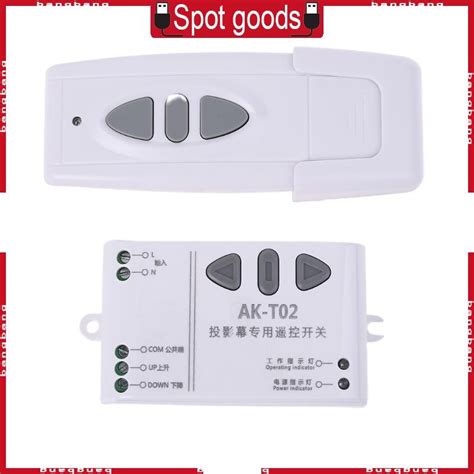 Bang 433mhz Projection Screen Remote Control Receiving Controller Up