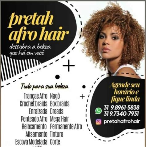 Salão Pretah Afro Hair Belo Horizonte Mg