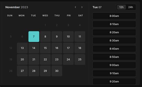 Availibility Shown Is Not Correct When Minimum Notice Date Lands On Nov