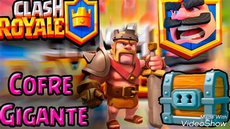Abriendo Cofre Gigante Clash Royale ByGamer YouTube