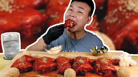 Mukbangsubyancy Eatbig Drumstickasmr Eating Sounds Youtube