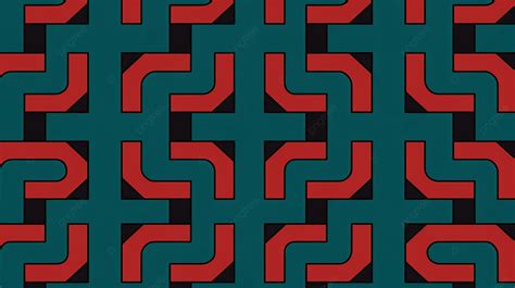 Vintage Art Ornamental Tile Vector Repetition With Square Interlacing Seamless Texture For