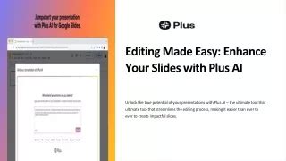 PPT Editing Made Easy Enhance Your Slides With Plus AI PowerPoint