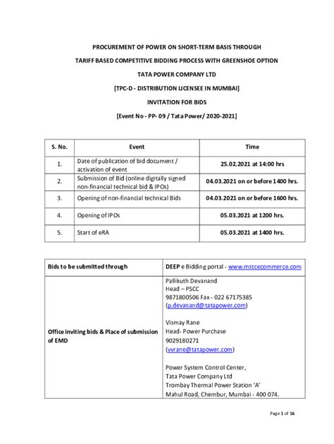 Fillable Online Tata Power Company Limited Vs Maharashtra Electricity