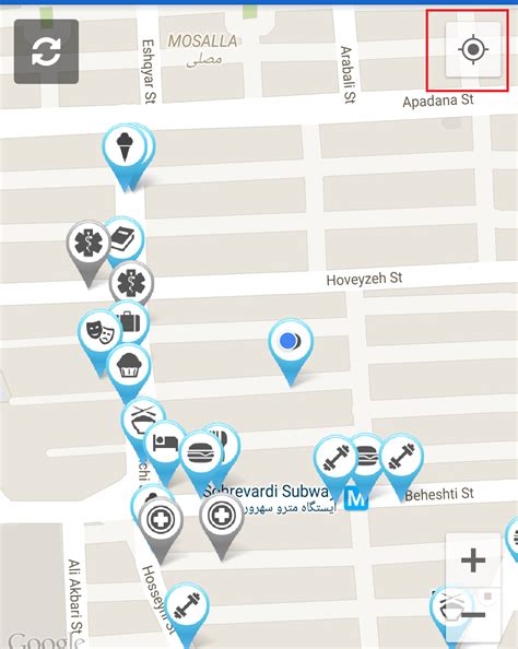 Android Change Default Buttons In Google Map Api Stack Overflow