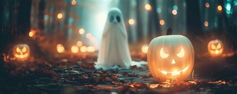 Premium Photo Creating A Spooky Halloween Atmosphere With Ghostly