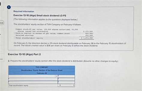 Solved Required Information Exercise Algo Small Chegg