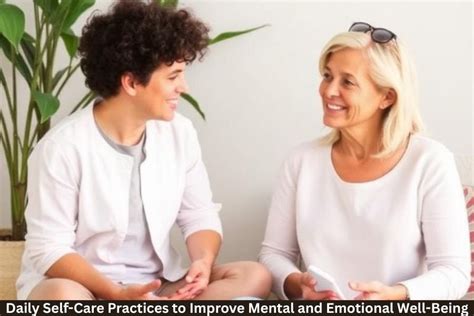 Daily Self Care Practices To Improve Mental And Emotional Well Being