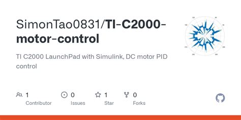 GitHub SimonTao TI C Motor Control TI C LaunchPad With Simulink DC Motor PID Control