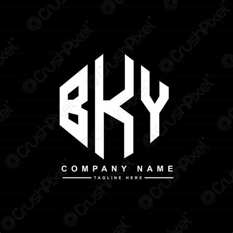 Bky Letter Logo Design With Polygon Shape Bky Polygon And Stock Vector 6024381 Crushpixel
