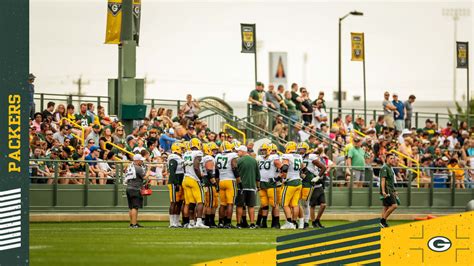 Datas Definidas Para O Training Camp Dos Packers De 2024 Cheeseheads