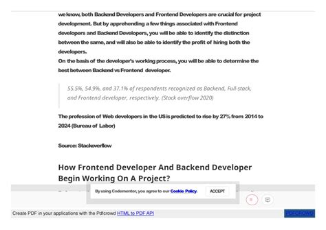 PPT Frontend Development Vs Backend Development Detailed Comparison PowerPoint Presentation