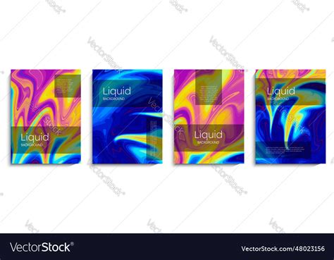 Liquid Background Royalty Free Vector Image Vectorstock