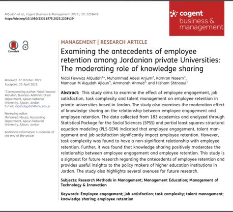 Dr Nidal Al Qudah On Linkedin Our New Publication