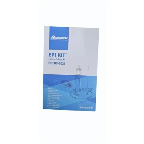 3 Way Foley Gs 2026 Epidural Catheter Kit Size 18 Fr Single At