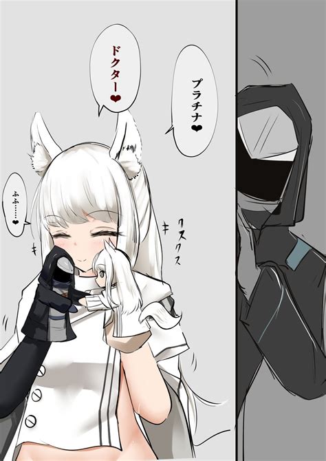 Doctor And Platinum Arknights Drawn By Kokihanada Danbooru