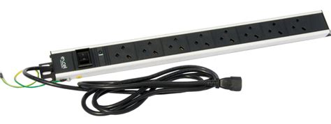 Buy Excel Uk Socket Vertical Pdu C14 Plug Switched Comms Express