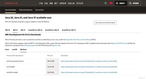 java development kit jdk windwos 下载安装 x64 msi installer csdn博客