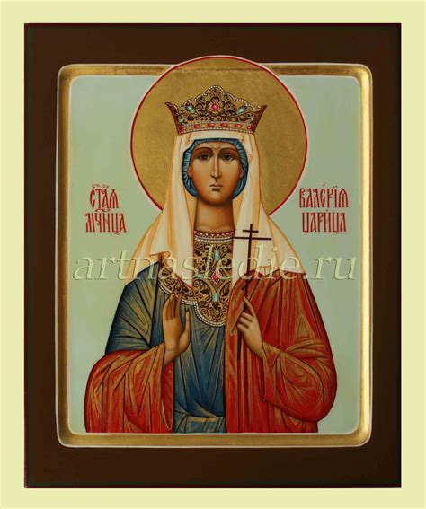 Икона Валерия Римская Святая Царица Мученица Арт 1591 готовая и под заказ купить в мастерской