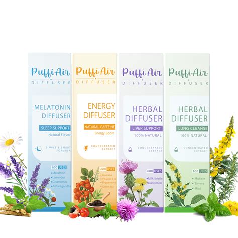 Puffiair Lung Detox Lung Detox Vape Premium Herbal Pens Puffiair