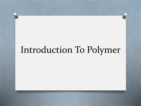 Polymer Pptx