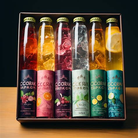 Premium Ai Image Packaging Photoshoot Of A 12pack Carton Of Assorted